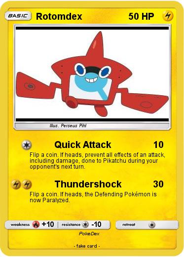 Pokémon Rotomdex 2 2 - Quick Attack - My Pokemon Card