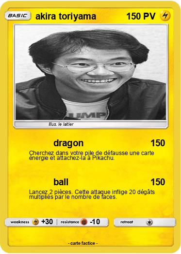 Pokémon akira toriyama 8 8 - dragon - Ma carte Pokémon