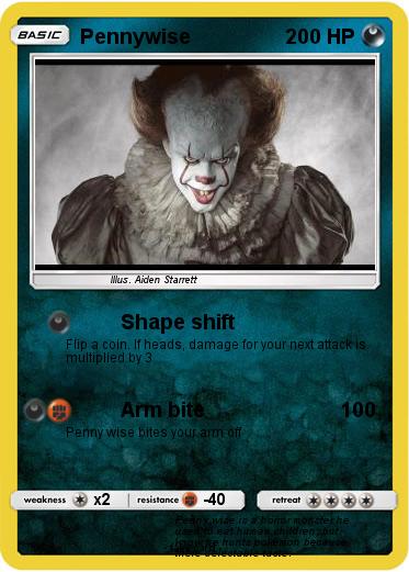Pokémon Pennywise 140 140 - Shape shift - My Pokemon Card