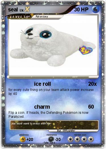 Pokémon seal 109 109 - ice roll - My Pokemon Card