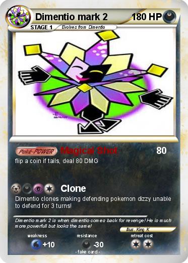 Pokémon Dimentio mark 2 2 - Magical Shot - My Pokemon Card