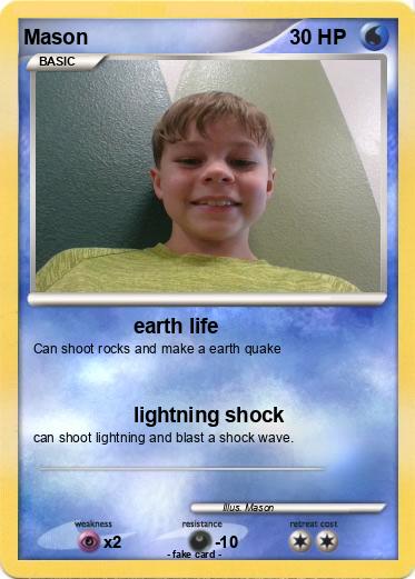 Pokémon Mason 555 555 - earth life - My Pokemon Card