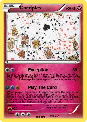 Pokémon Cardplex - Exception - My Pokemon Card