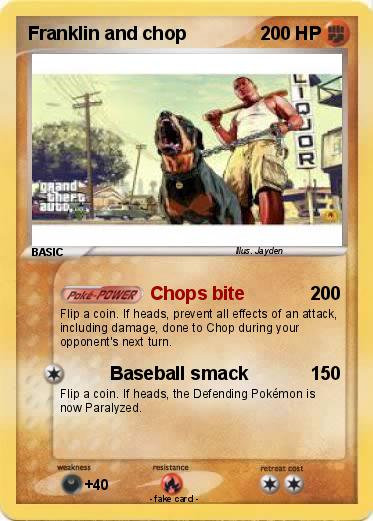 Pokémon Franklin and chop 1 1 - Chops bite - My Pokemon Card