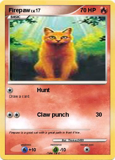 Pokémon Firepaw 90 90 - Hunt - My Pokemon Card