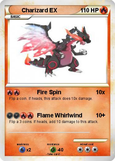 Pokémon Charizard EX 751 751 - Fire Spin - My Pokemon Card