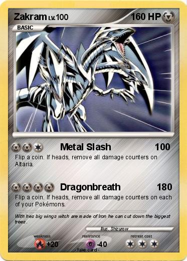 Pokémon Zakram - Metal Slash 100 - My Pokemon Card