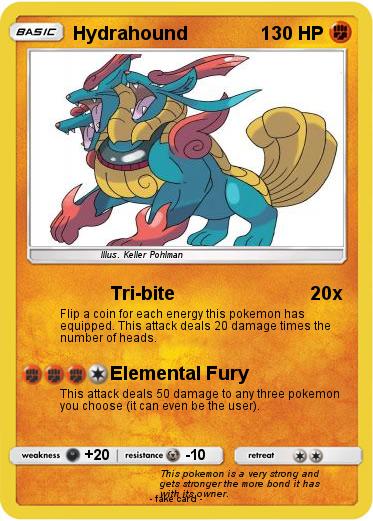 Pokémon Hydrahound - Tri-bite - My Pokemon Card