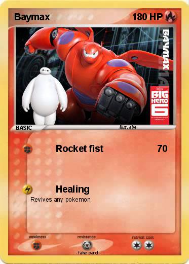 Pokémon Baymax 85 85 - Rocket fist - My Pokemon Card