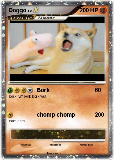 Pokémon Doggo 22 22 - Bork - My Pokemon Card