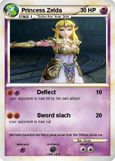 Pokémon Princess Zelda 29 29 - Deflect - My Pokemon Card