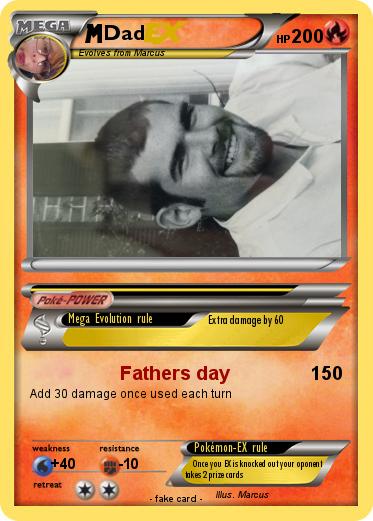 Pokémon Dad 761 761 - Fathers day - My Pokemon Card