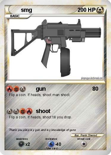 Pokémon smg - gun - My Pokemon Card