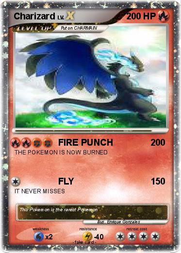 Pokémon Charizard 5633 5633 - FIRE PUNCH - My Pokemon Card