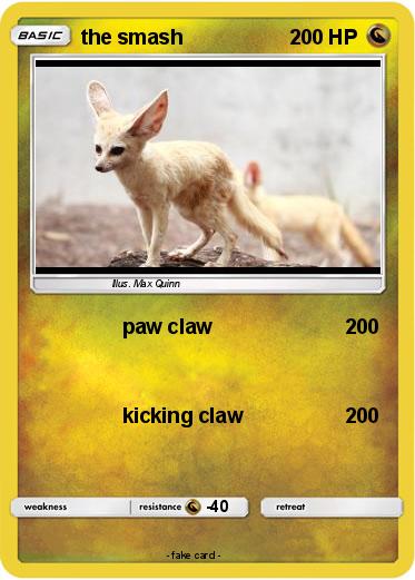 Pokémon the smash 9 9 - paw claw - My Pokemon Card