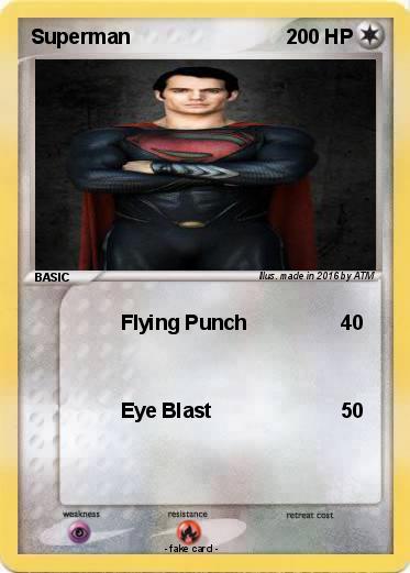 Pokémon Superman 726 726 - Flying Punch - My Pokemon Card