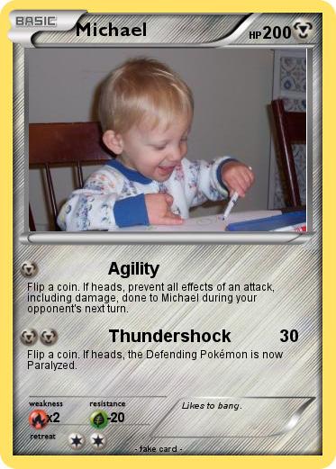 Pokémon Michael 3409 3409 - Agility - My Pokemon Card