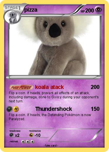 Pokémon pizza 986 986 - koala atack - My Pokemon Card