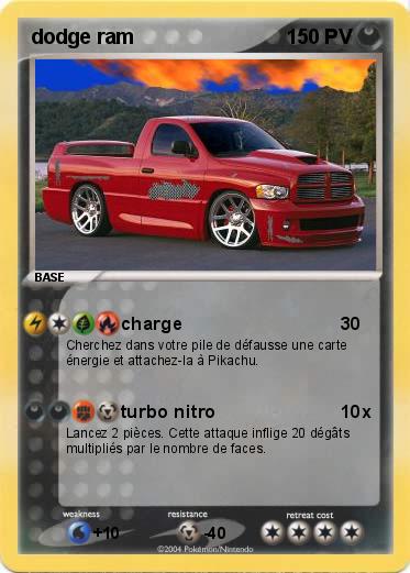 Pokémon dodge ram - charge - Ma carte Pokémon
