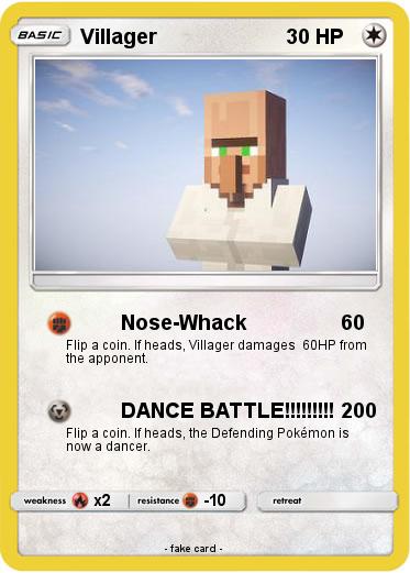 Pokémon Villager 290 290 - Nose-Whack - My Pokemon Card