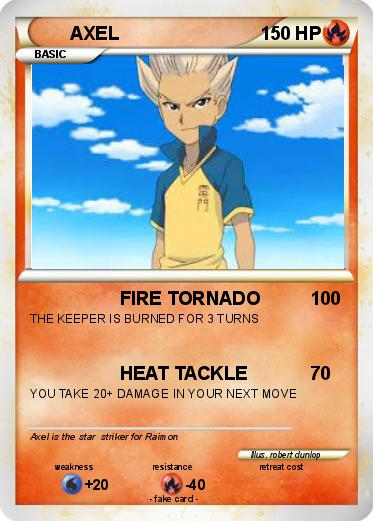 Pokémon AXEL 1687 1687 - FIRE TORNADO - My Pokemon Card