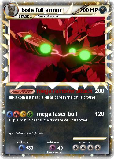 Pokémon issie full armor - mega rainbow attack - My Pokemon Card