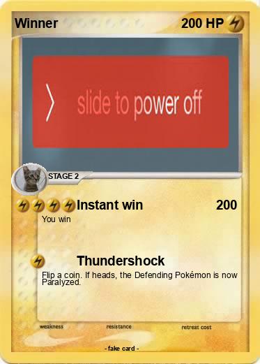 Pokémon Winner 87 87 - Instant win - My Pokemon Card