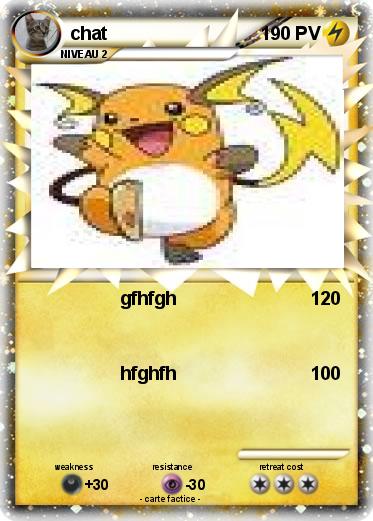 Pokémon chat 2588 2588 - gfhfgh - Ma carte Pokémon
