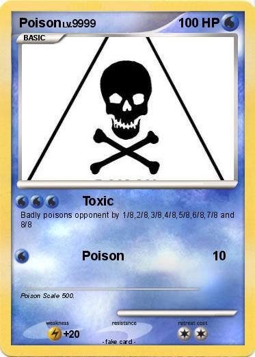 Pokémon Poison 554 554 - Toxic - My Pokemon Card