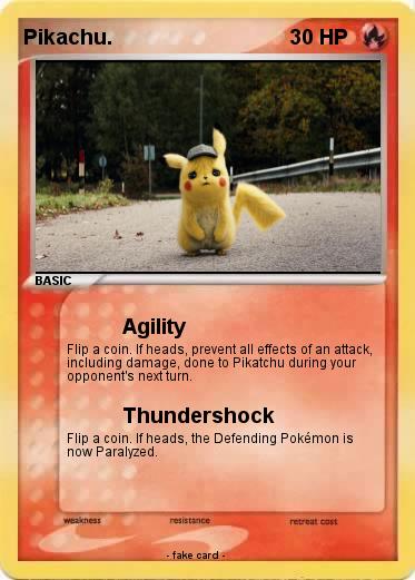 Pokémon Pikachu 20815 20815 - Agility - My Pokemon Card