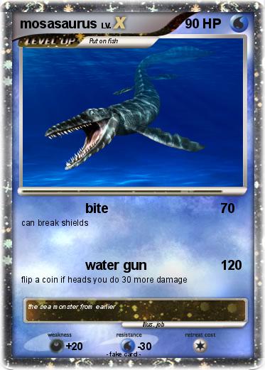 Pokémon mosasaurus 31 31 - bite - My Pokemon Card