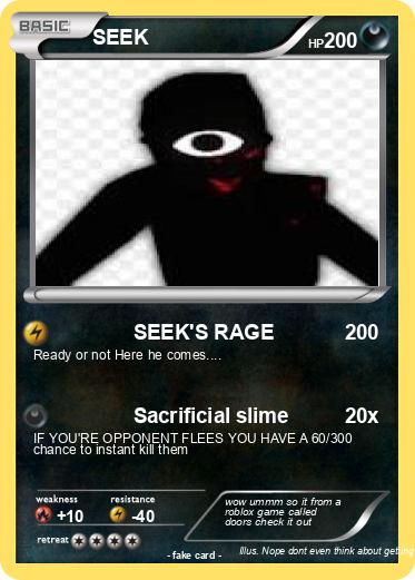 Pokémon SEEK 7 7 - SEEK'S RAGE - My Pokemon Card