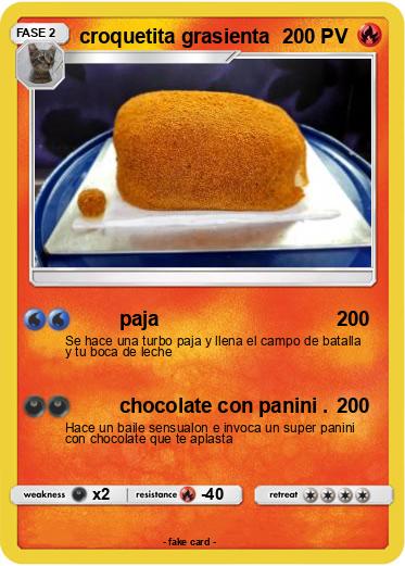 Pokémon croquetita grasienta - paja - Mi carta pokémon