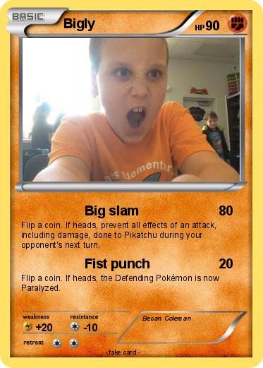 Pokémon Bigly - Big slam - My Pokemon Card