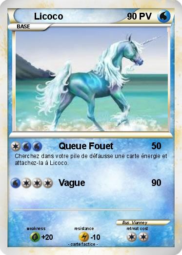 Pokémon Licoco - Queue Fouet - Ma carte Pokémon