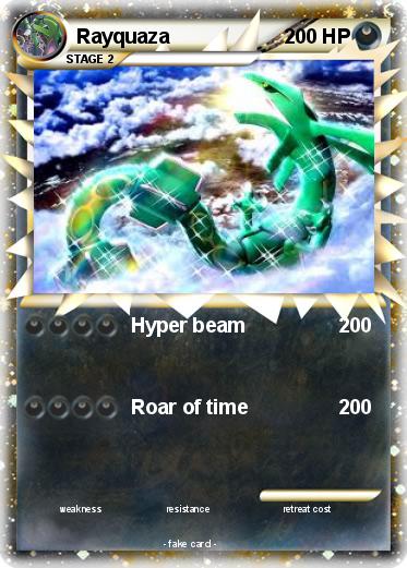 Pokémon Rayquaza 6420 6420 - Hyper beam - My Pokemon Card