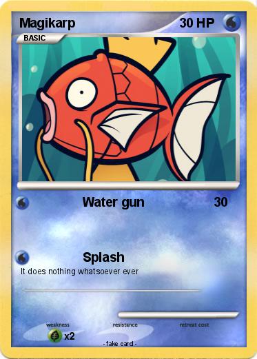 Pokémon Magikarp 903 903 - Water gun - My Pokemon Card
