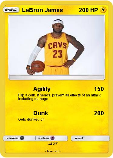 Pokémon LeBron James 590 590 - Agility - My Pokemon Card