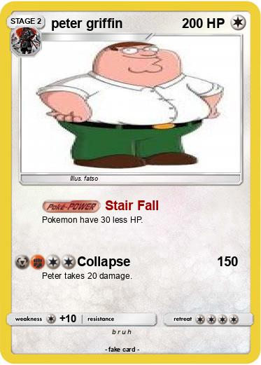 Pokémon peter griffin 585 585 - Stair Fall - My Pokemon Card