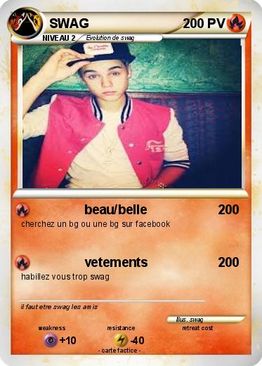Pokémon SWAG 56 56 - beau/belle - Ma carte Pokémon