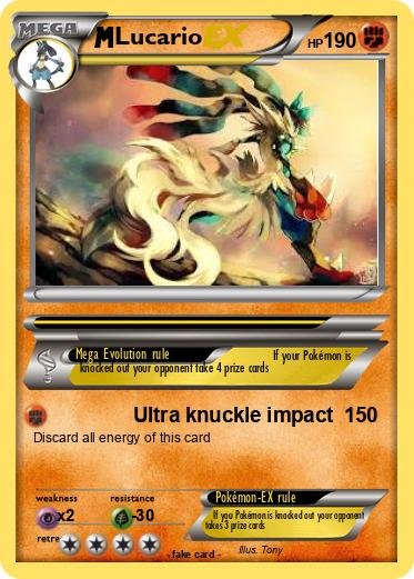 Pokémon Lucario 5773 5773 - Ultra knuckle impact - My Pokemon Card