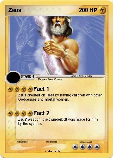 Pokémon Zeus 1175 1175 - Fact 1 - My Pokemon Card