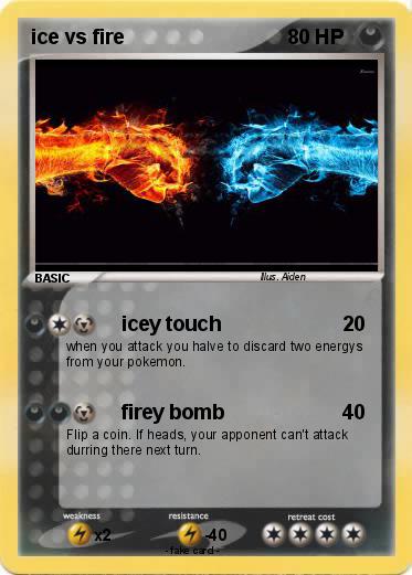 Pokémon ice vs fire 3 3 - icey touch - My Pokemon Card