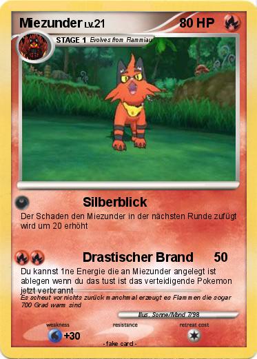 Pokémon Miezunder - Silberblick - My Pokemon Card