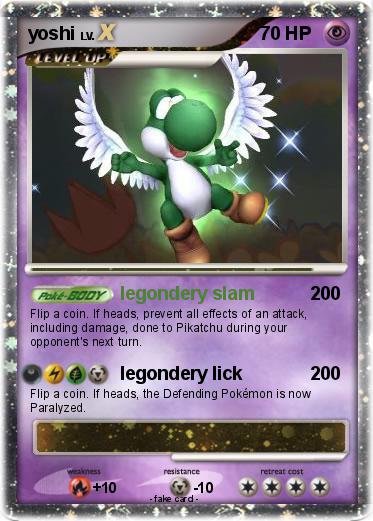 Pokémon yoshi 3133 3133 - legondery slam - My Pokemon Card