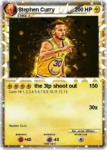 Pokémon Stephen Curry 272 272 - the 3tp shoot out - My Pokemon Card