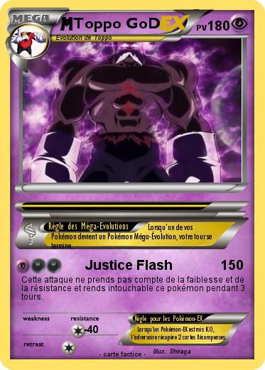 Pokémon Toppo GoD - Justice Flash - Ma carte Pokémon