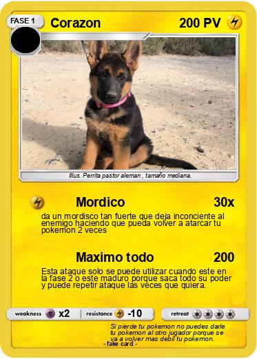 Pokémon Corazon 17 17 - Mordico - Mi carta pokémon