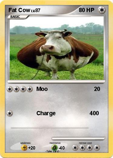 Pokémon Fat Cow 2 2 - Moo - My Pokemon Card