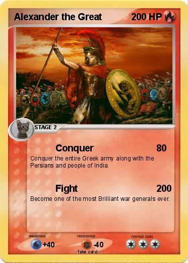 Pokémon Alexander the Great 8 8 - Conquer - My Pokemon Card